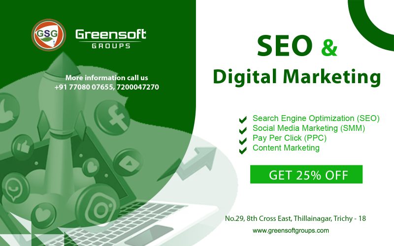 SEO and Digital Marketing - Greensoft Groups